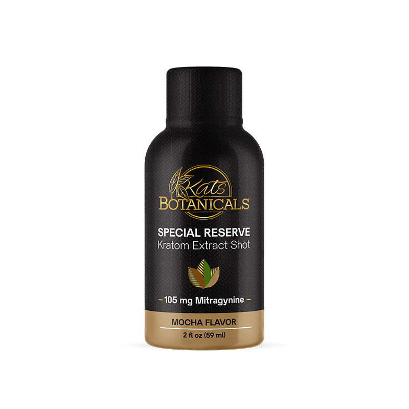 Mocha Liquid Kratom Shot - 2 Pack - Kats Botanicals