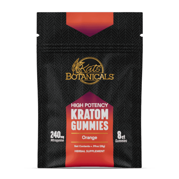 Orange Kratom Extract Gummies | Kats Botanicals